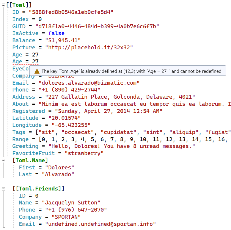 TOML Editor - Visual Studio Marketplace